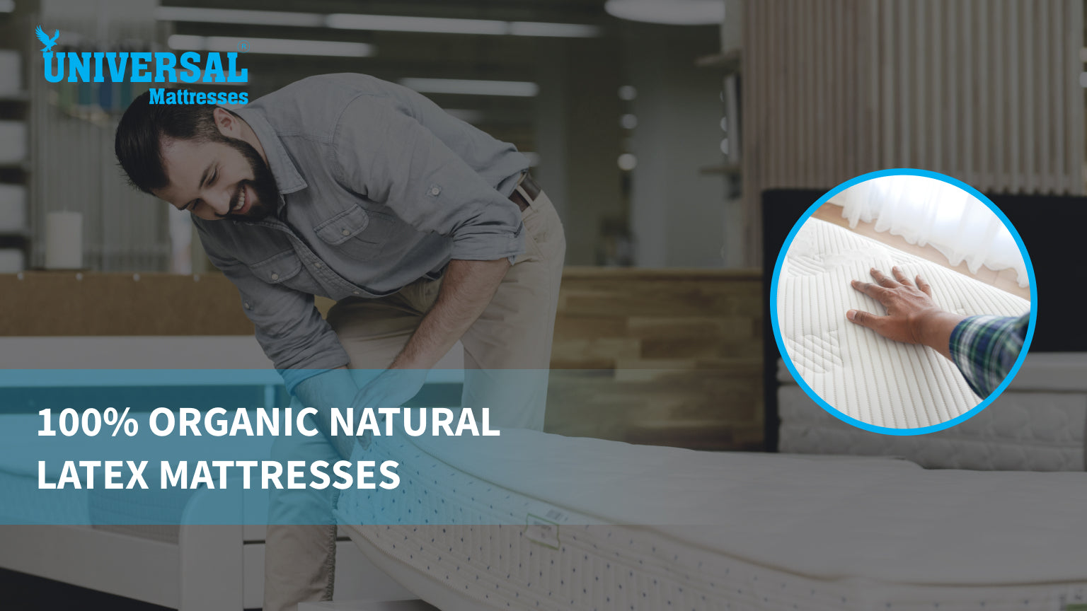 100% Organic Natural Latex Mattresses – Universal Mattress
